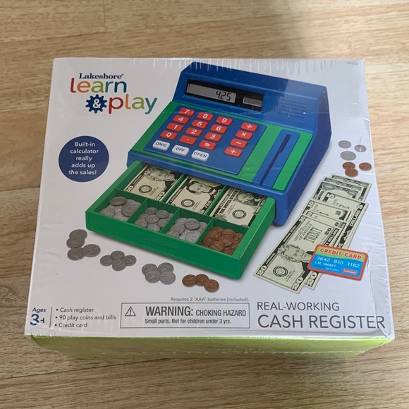 Lakeshore | Toys | Realworking Cash Register | Poshmark